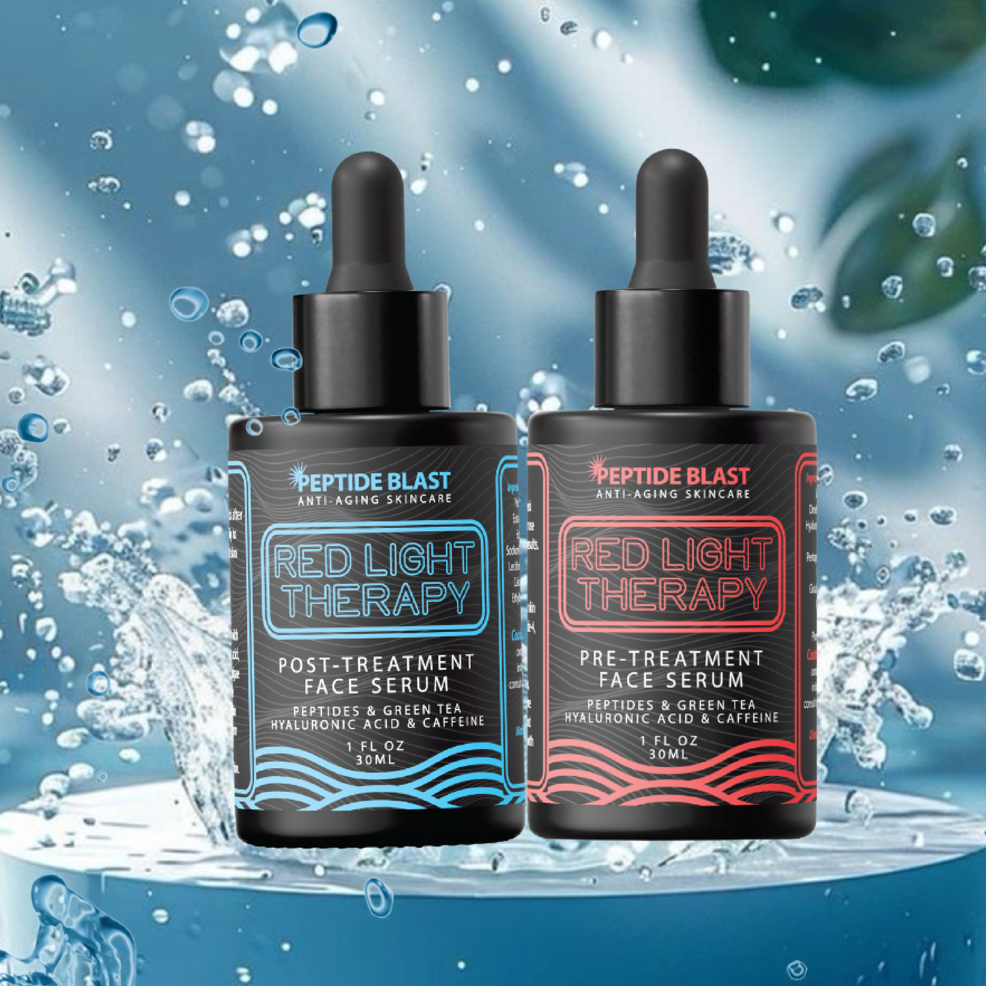 Red Light Serums – Pre & Post Treatment – St. Croix Products